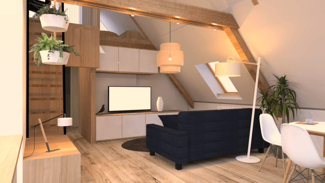 Aménagement d’un comble - ABCD Archi